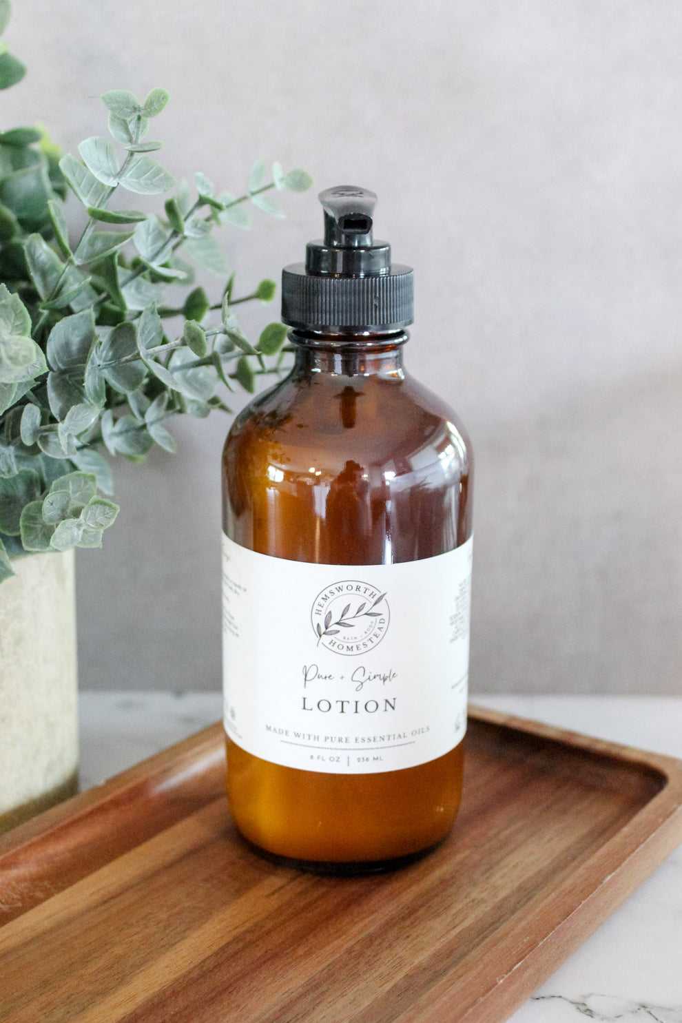 Pure + Simple Unscented Lotion – Hemsworth Homestead