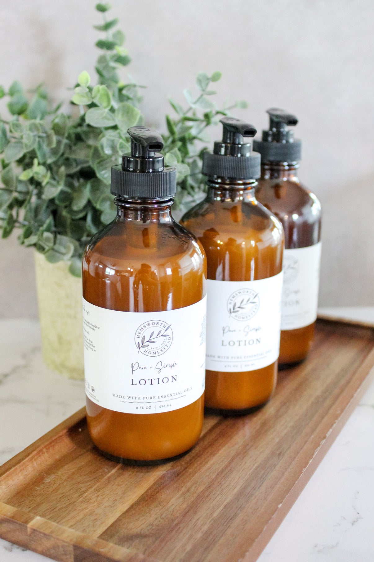Pure + Simple Unscented Lotion – Hemsworth Homestead