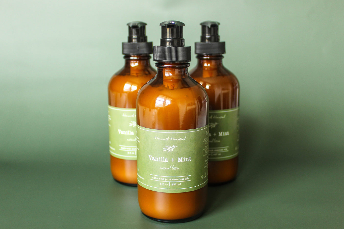 Vanilla + Mint Lotion – Hemsworth Homestead